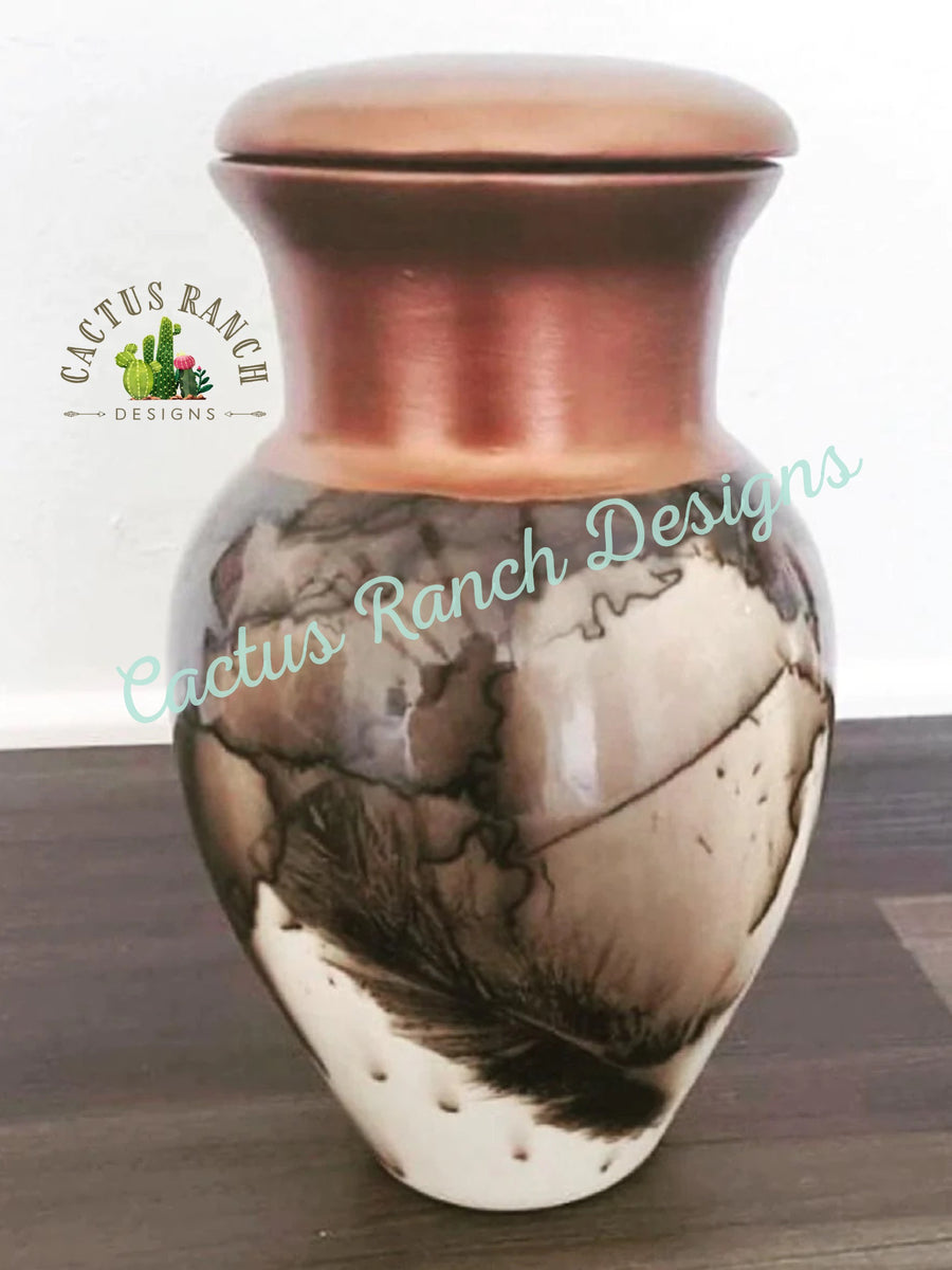 10” Custom Urn – Cactus Ranch Designs